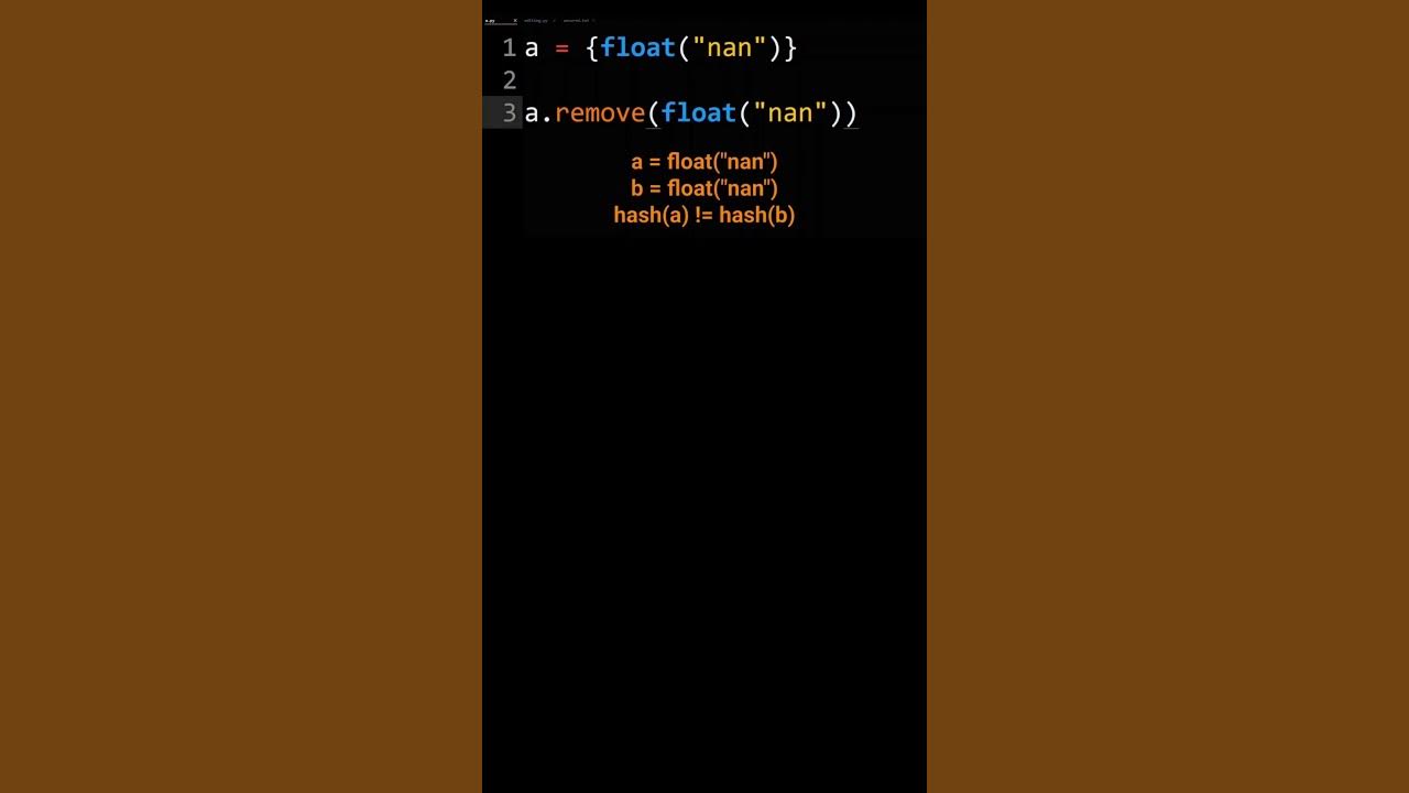 KeyError: nan - YouTube