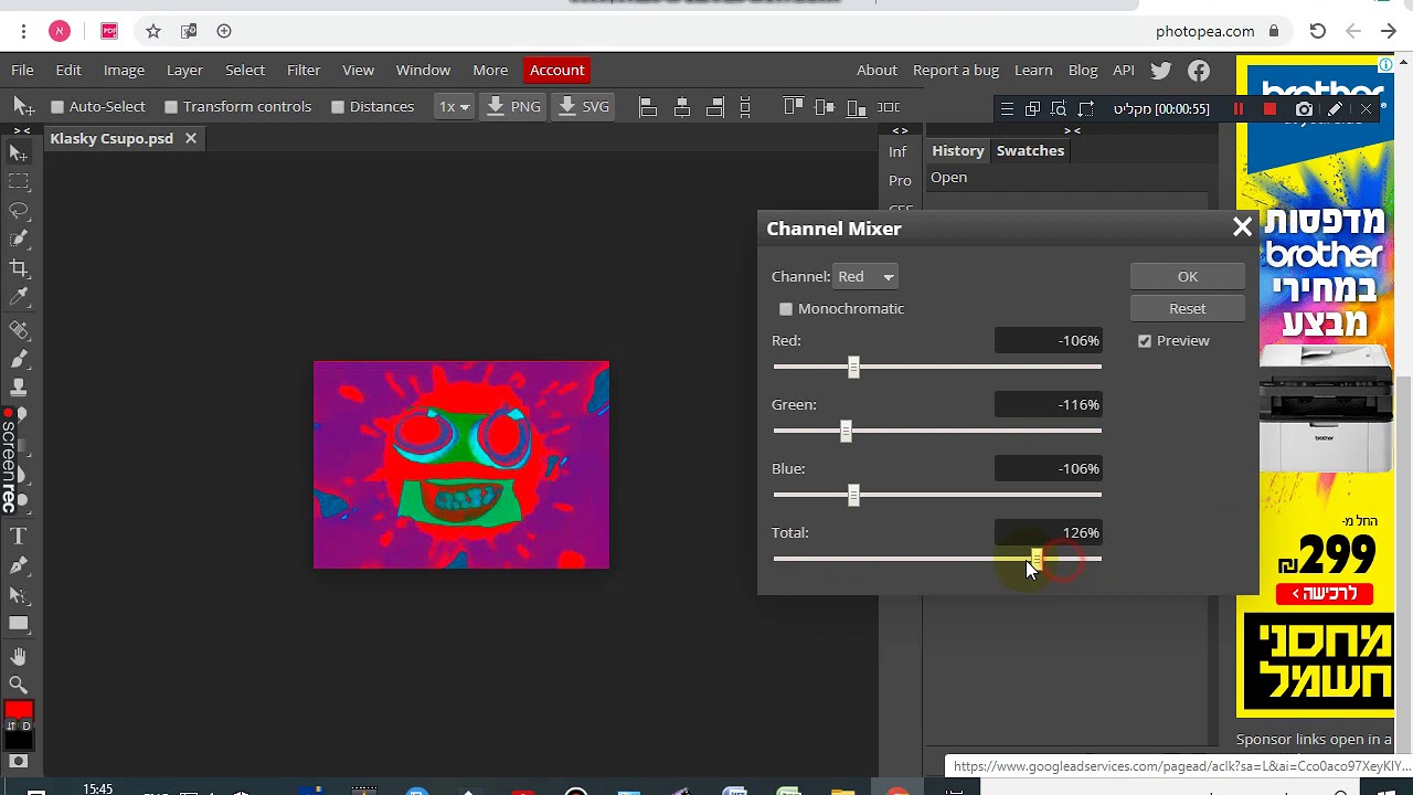 How To Make Green Lowers Photpea - YouTube