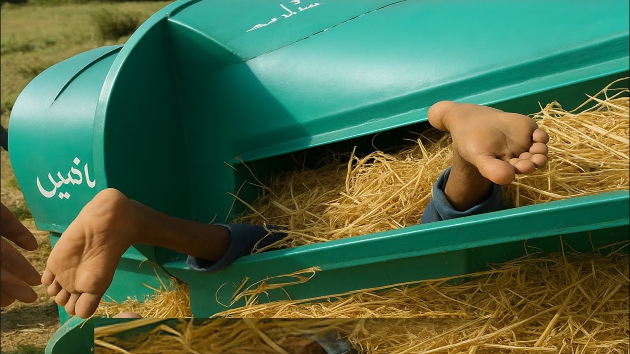Wheat Thresher & Tractor | Tractor Thresher Live Accident | Tractor ...