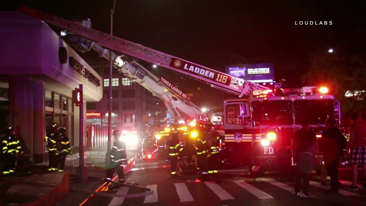 FDNY Box 7396: 2 Alarm Fire at Lexus Dealership - YouTube
