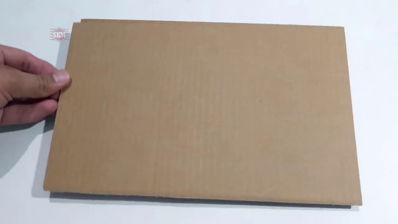 How to make a laptop with cardboard : Apple laptop | SKM - YouTube