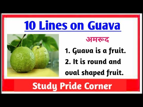 10 Lines on Guava in English | 10 Lines on Guava | Few Lines on Guava ...