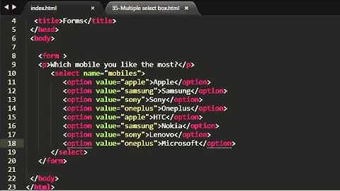 [Solved] html combo box or select box for multiple | 9to5Answer
