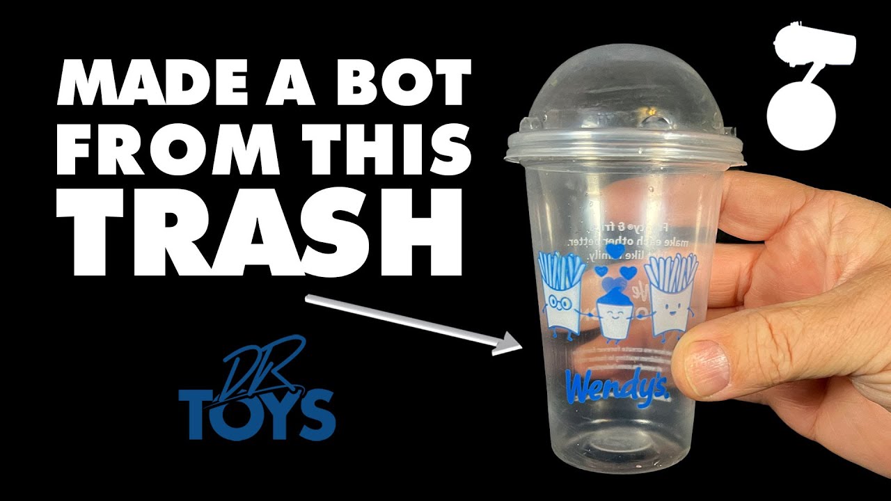 Made a Robot from Trash - YouTube