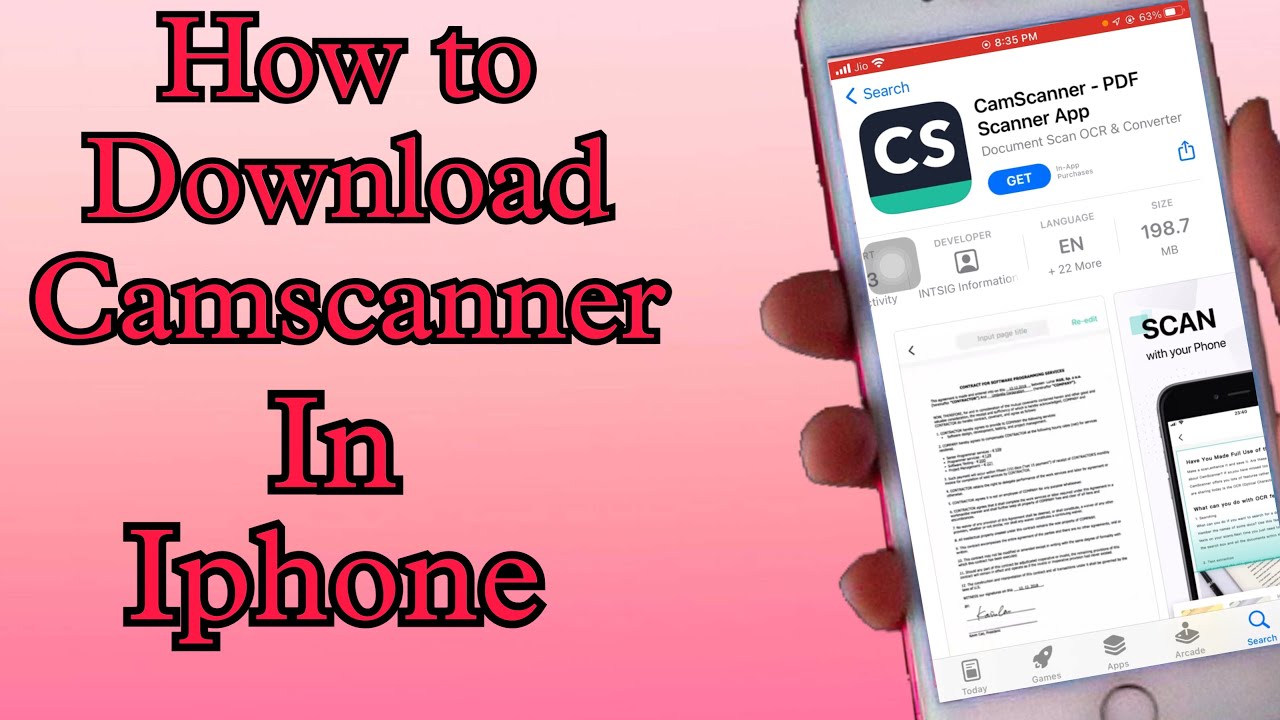 How to download CamScanner in iPhone mobile | iPhone mobile me ...