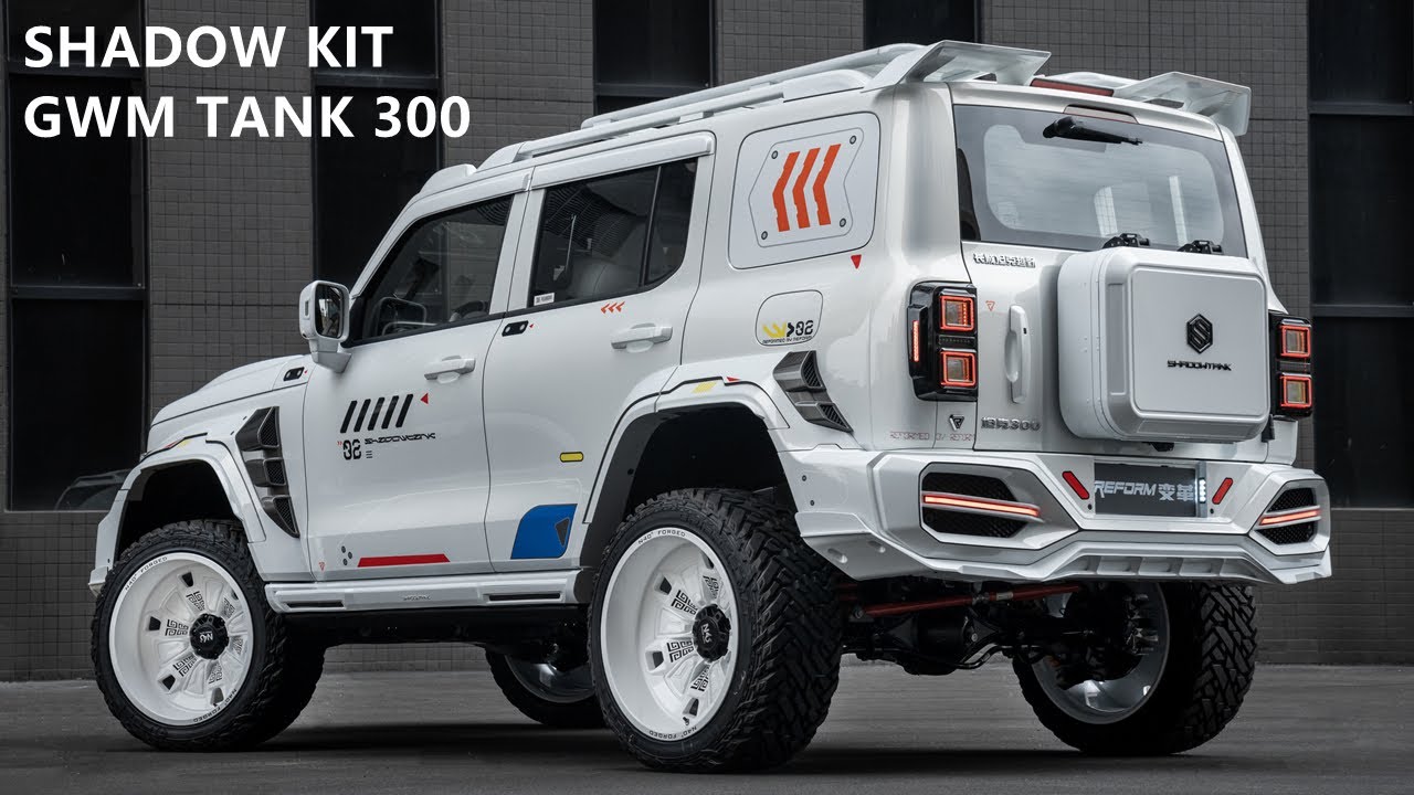 GWM TANK 300 BODY KIT SHADOW IN WHITE - YouTube