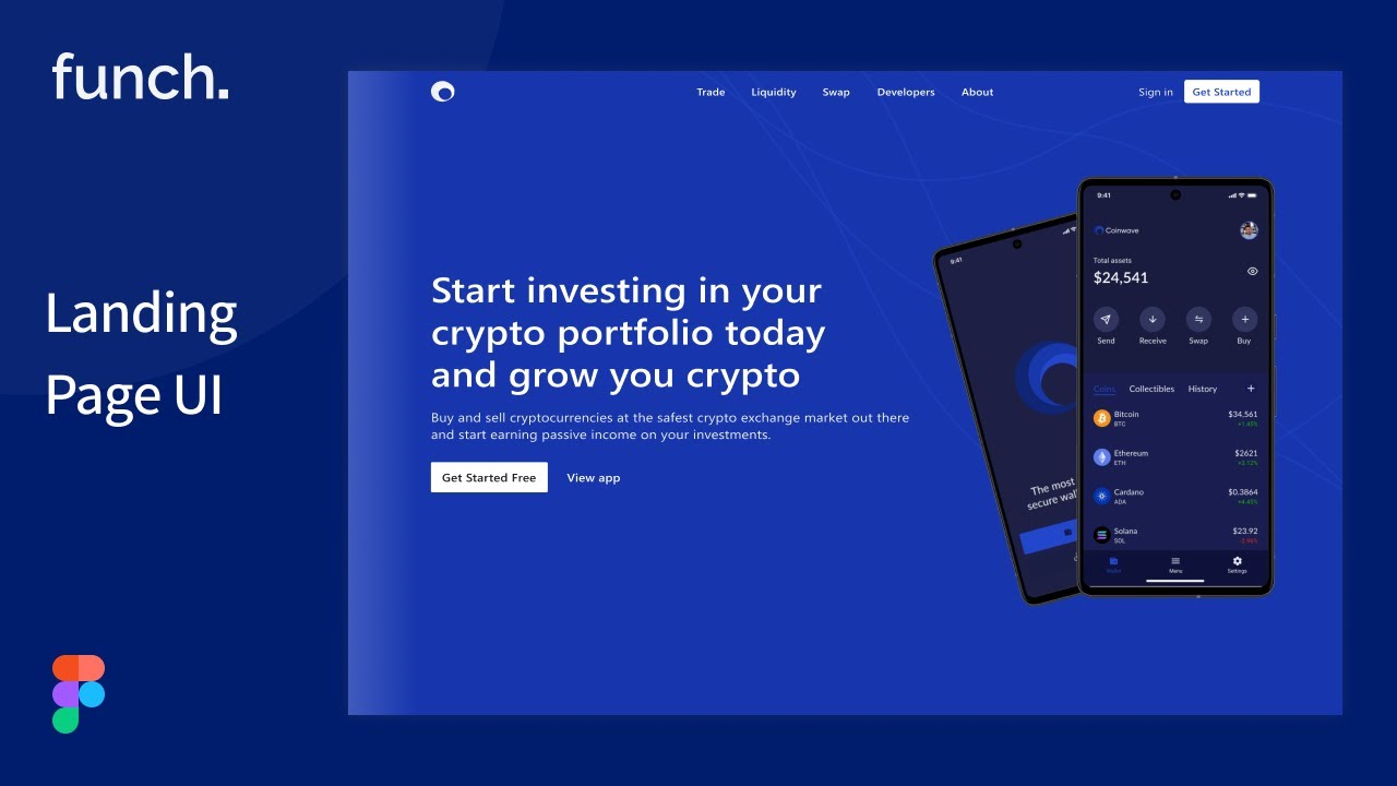 How to Design a Landing Page in Figma - Web Design UI/UX - YouTube