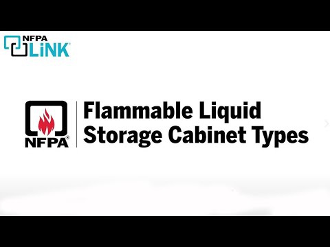 Types of Storage Cabinets for Ignitable Liquids in NFPA 30 - YouTube