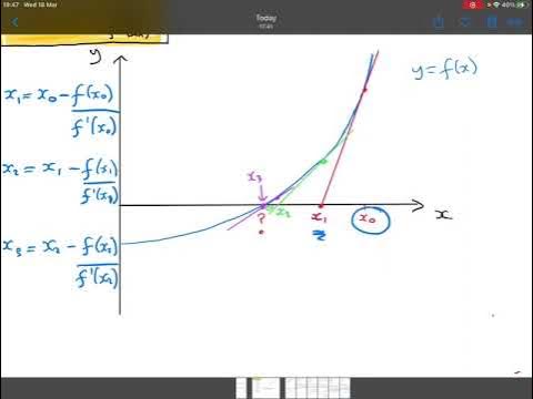 Numerical methods 3a - Newton Raphson - YouTube