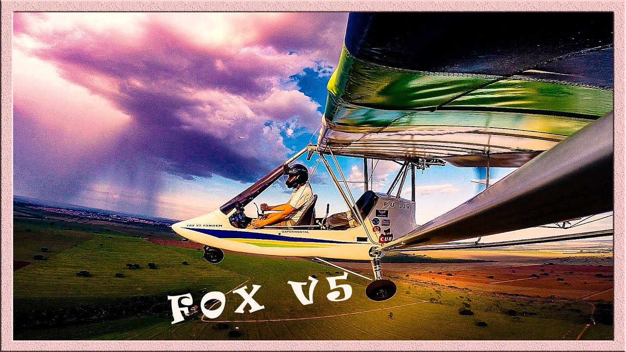 VÔO DE ULTRALEVE FOX V5 TANDEM - UBERLÂNDIA-MG - ARENA FLY - YouTube