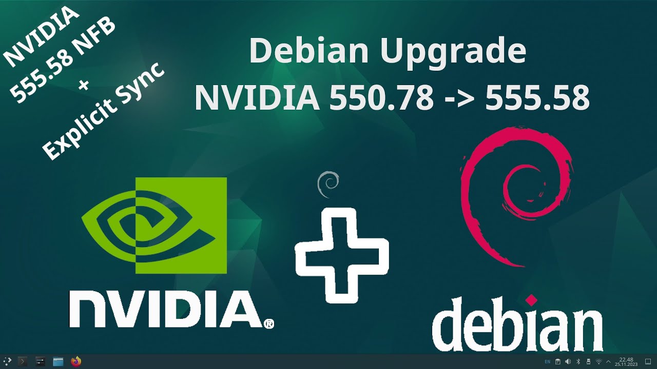 Debian Upgrade NVIDIA Drivers from 570.181 to 580.82.09 - YouTube