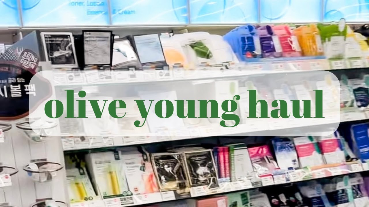 Olive Young Haul & Unboxing | Korean Skincare | K-Beauty - YouTube