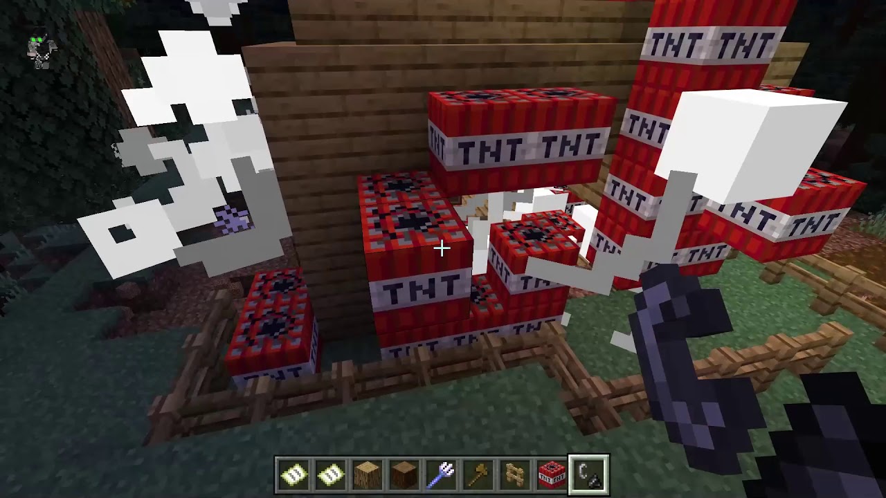 Minecraft: Destroying a 7 Year old's house - YouTube