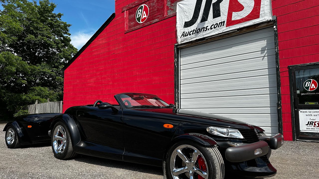 1999 Plymouth Prowler w/ Matching Trailer @jrsauctions - YouTube