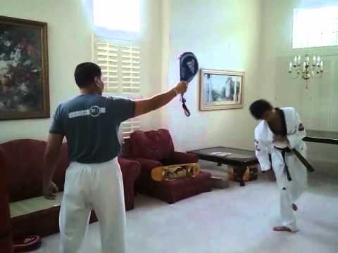 Taekwondo 360, 540 & Side+Hook Kicks