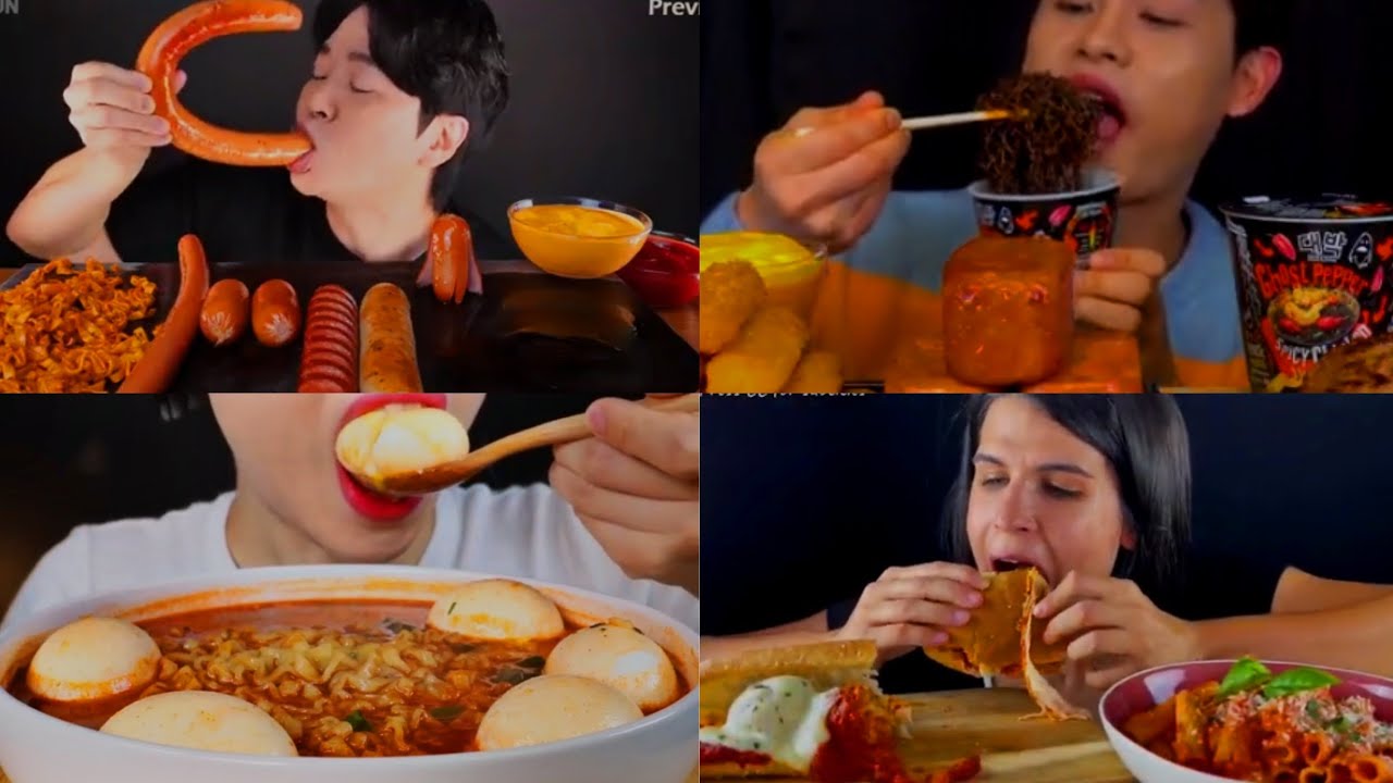 ASMR EATING BEST MUKBANG VIDEO | DELICIOUS BYTES | MUKBANG COMPILATIONS ...