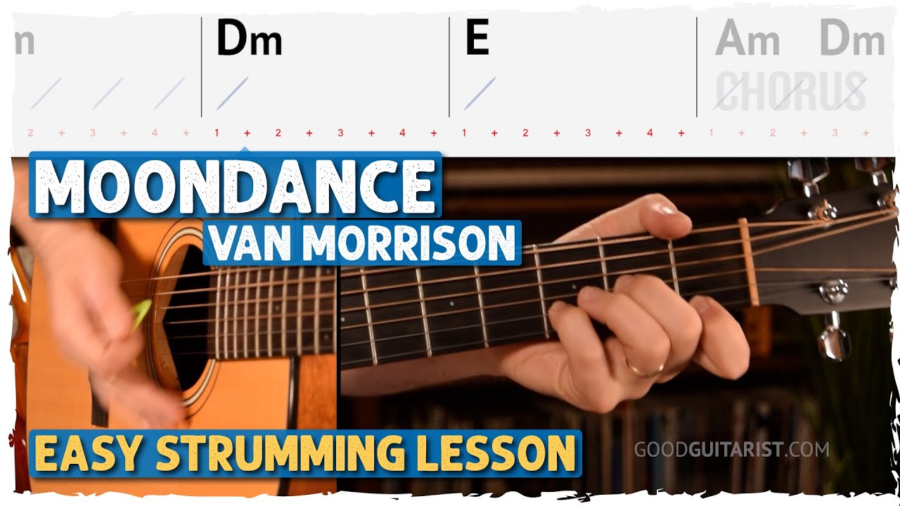 Learn "Moondance" Fast | 3 Basic Chords & Cool Rhythm Techniques - YouTube