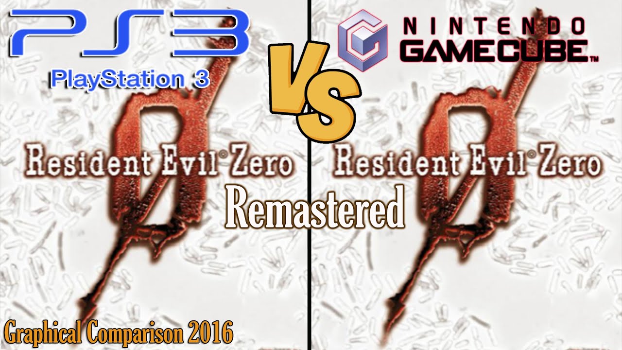 Resident Evil Zero Remastered Comparacion Grafica PS3 vs GameCube 2016 ...