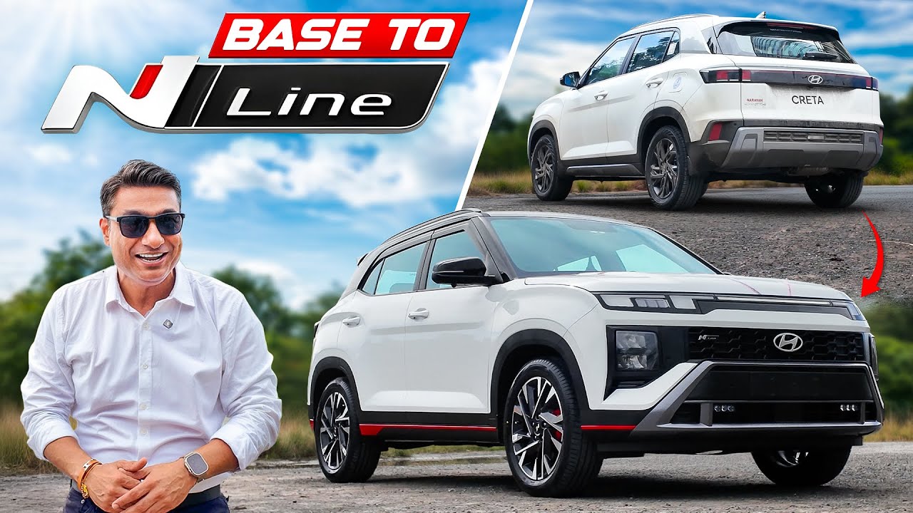 CRETA S(O) to N-LINE Conversion with FULL Body Kit😍🇮🇳 Full Modification ...