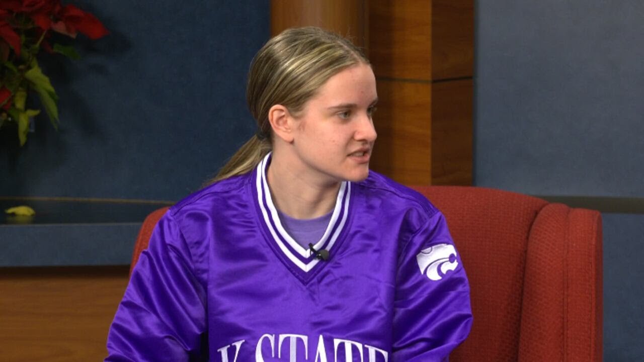 K-State commit Maddie Vickery chats with 13 Sports - YouTube