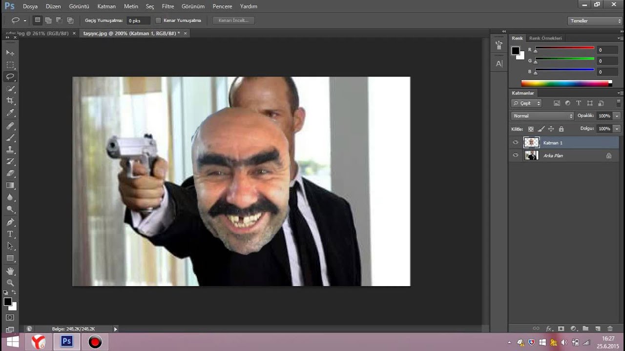 Adobe PhotoShop CS 6 kafa kesimi - YouTube
