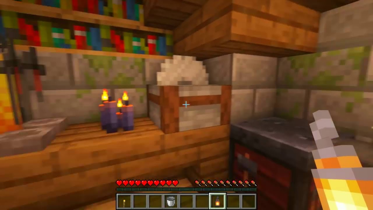 How to build a house in a ravine Minecraft 6 - YouTube