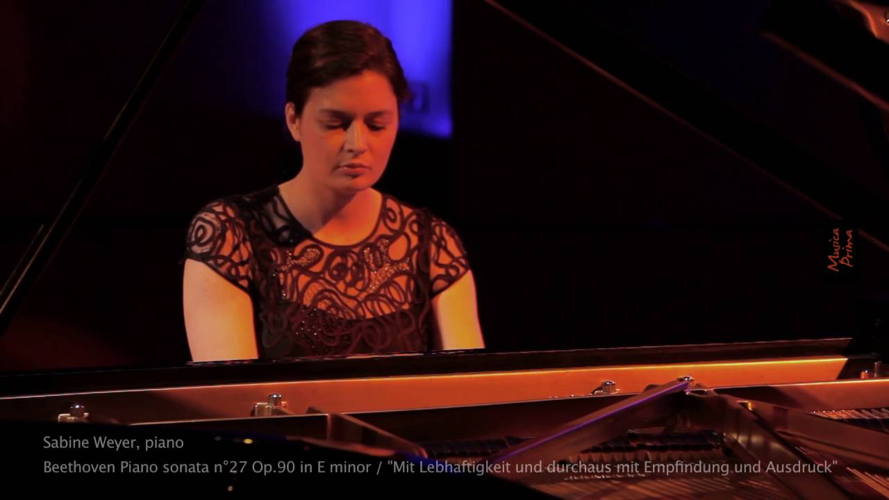 Sabine WEYER, piano - Beethoven piano sonata n°27 Mvmt 1 (excerpt ...