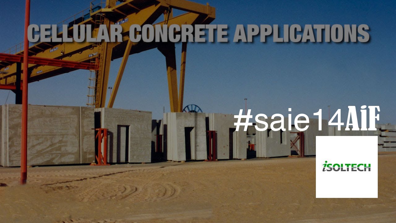 Cellular Concrete production for Buildings - Isoltech - YouTube