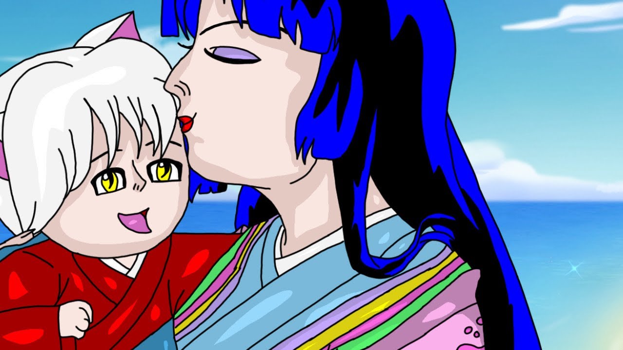 Baby Inuyasha and Izayoi Fan Art (Surface Go: Clip Studio Paint Pro ...