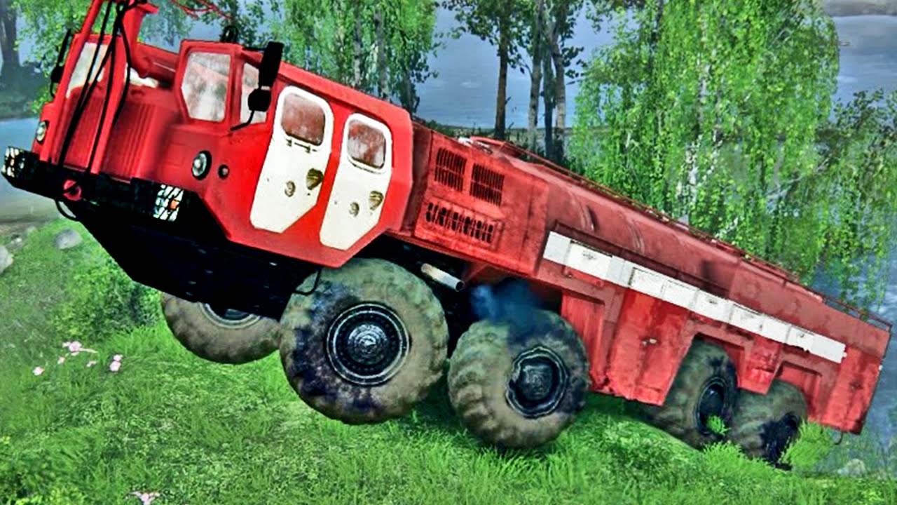 Fire Truck Off Road - Spin Tires - YouTube