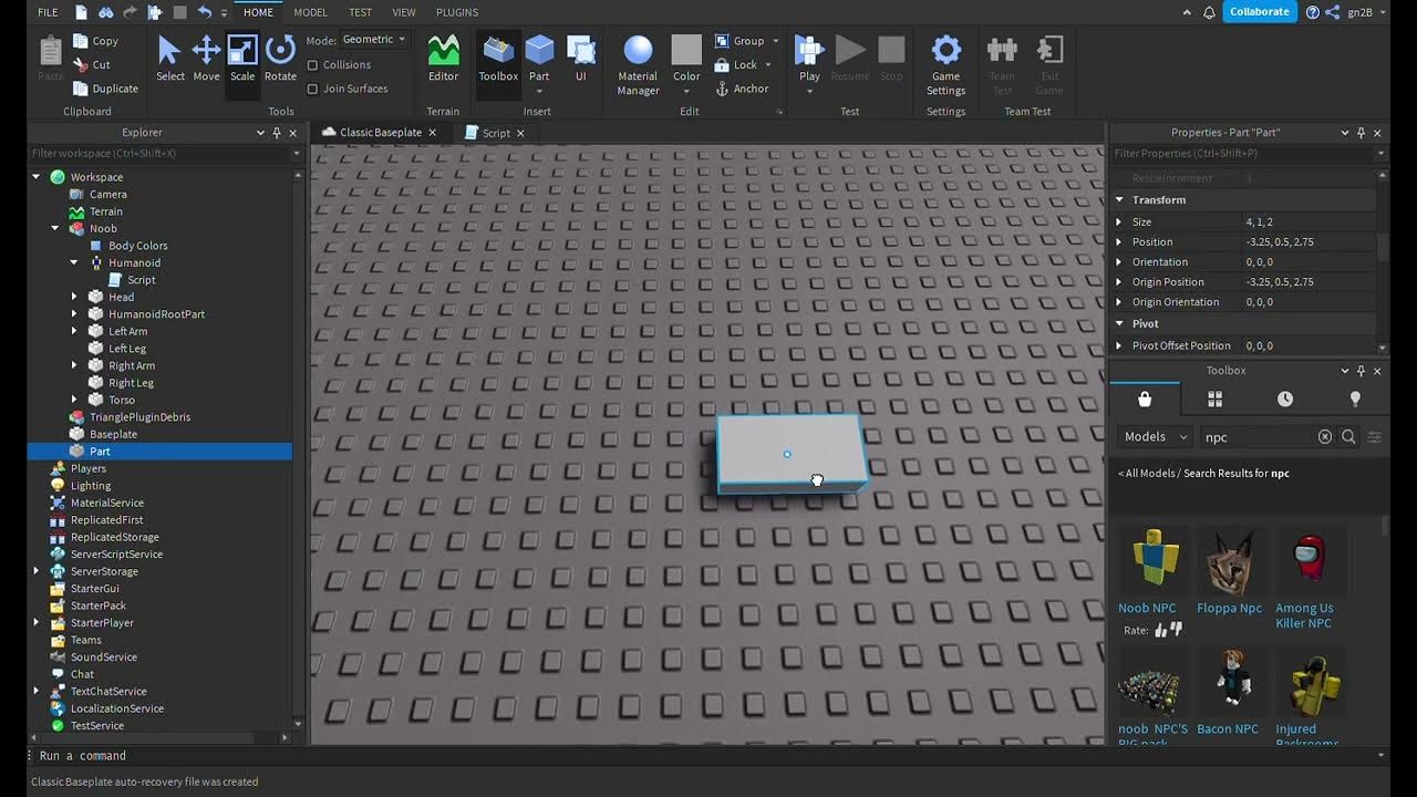 How to make an NPC walk in random directions - Roblox Studio - YouTube