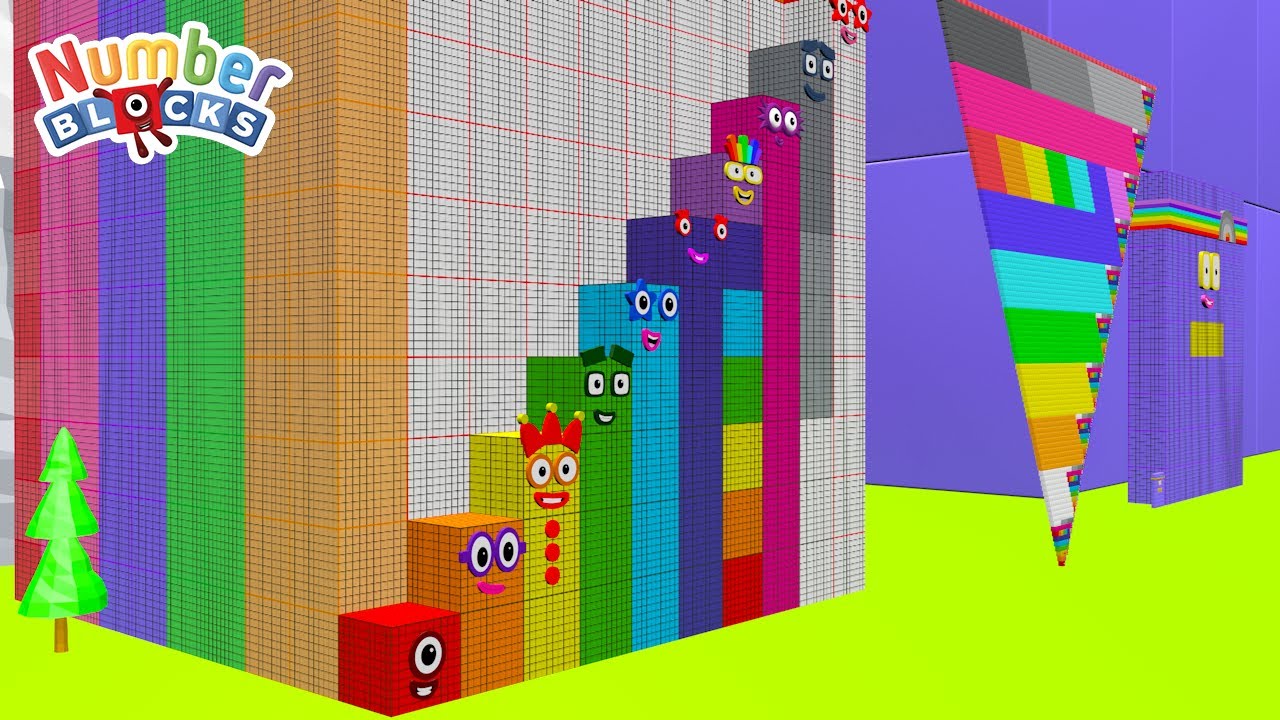 New Meta Numberblocks Full Episode Standing Tall 1 - 100 vs 63 MILLION ...