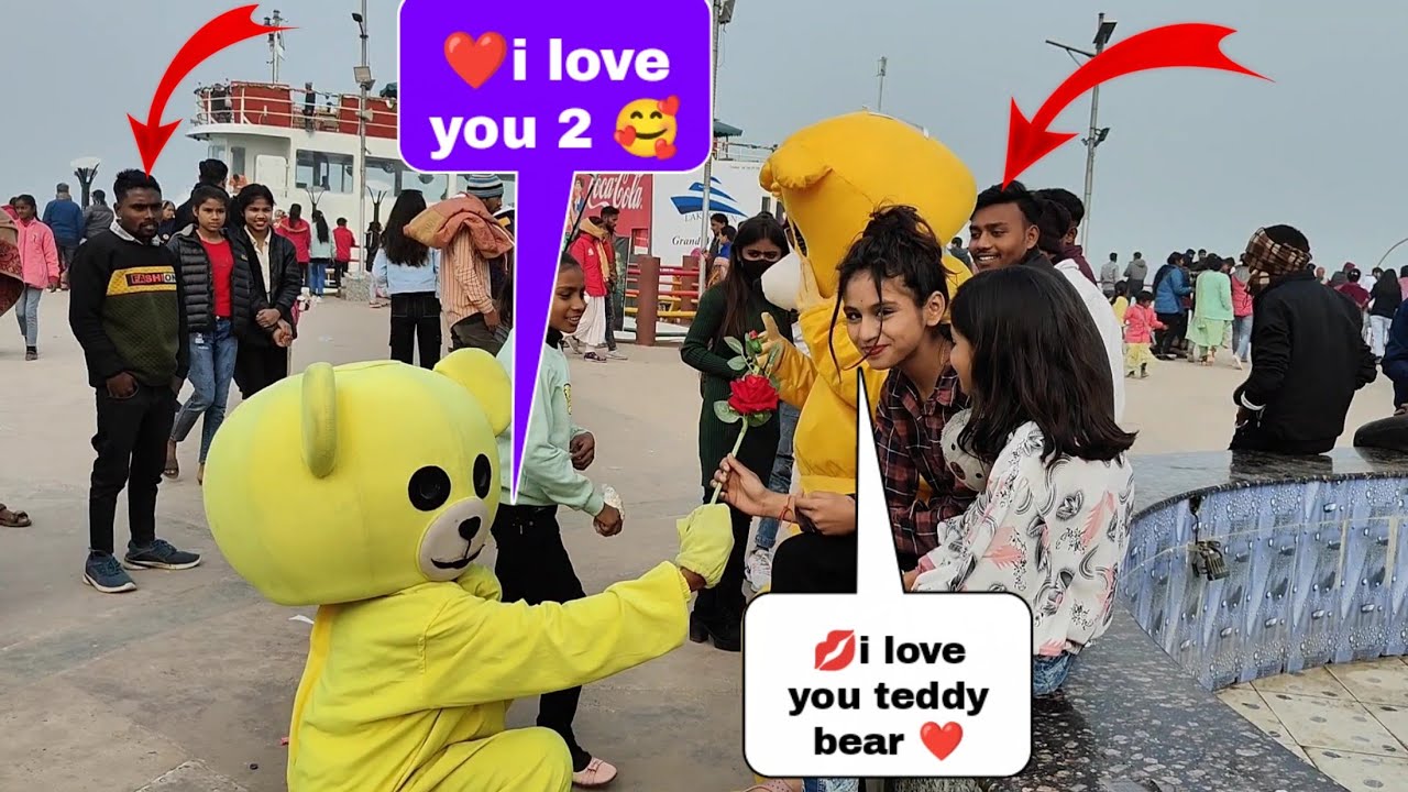 i love you teddy bear ️ // teddy comedy video 🤣 // Vivek teddy - YouTube