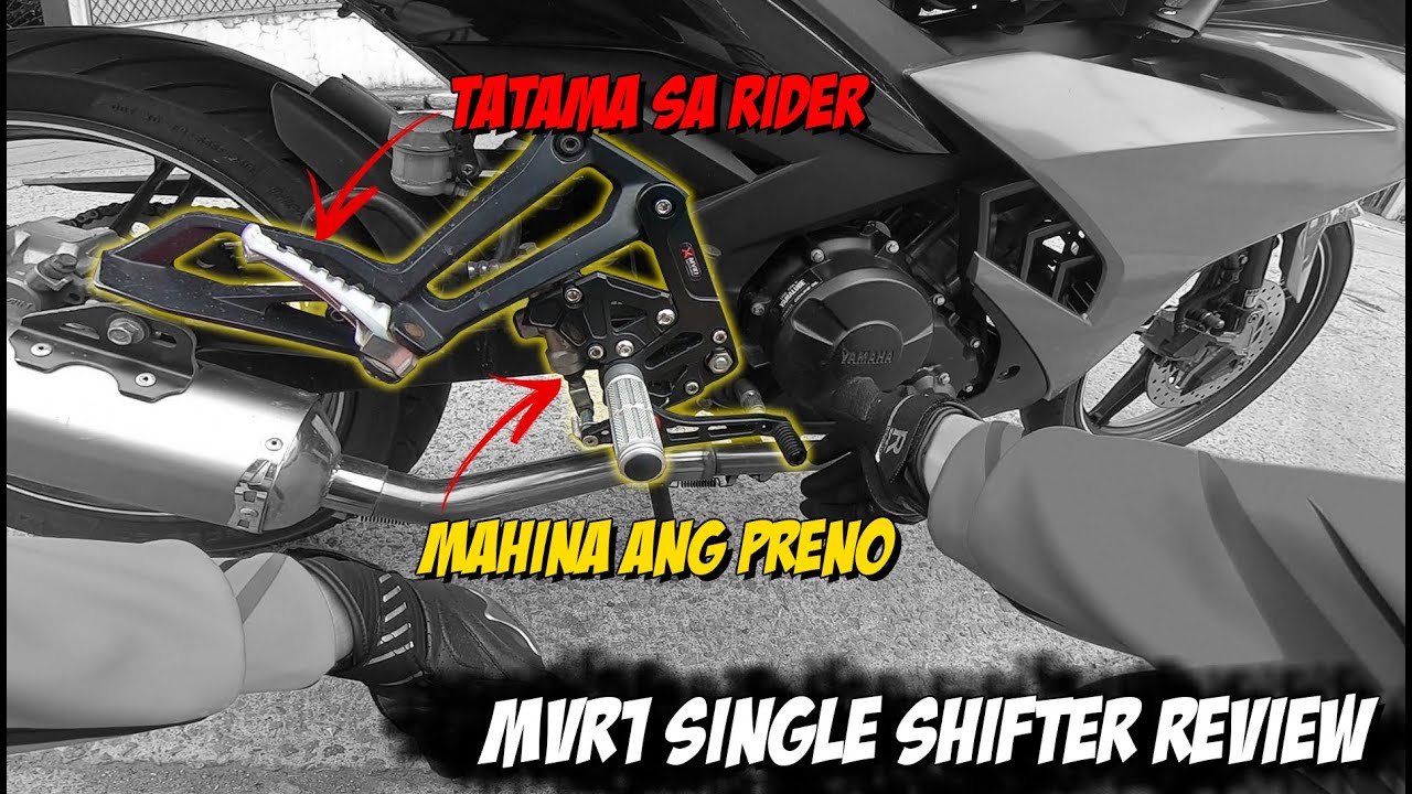 MVR1 Single Shifter Review on Yamaha Sniper 150 - YouTube