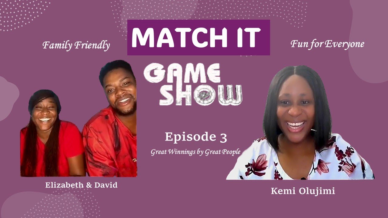 MATCH IT Game Show Episode 3 Full Video | Elizabeth & David #gameshow # ...