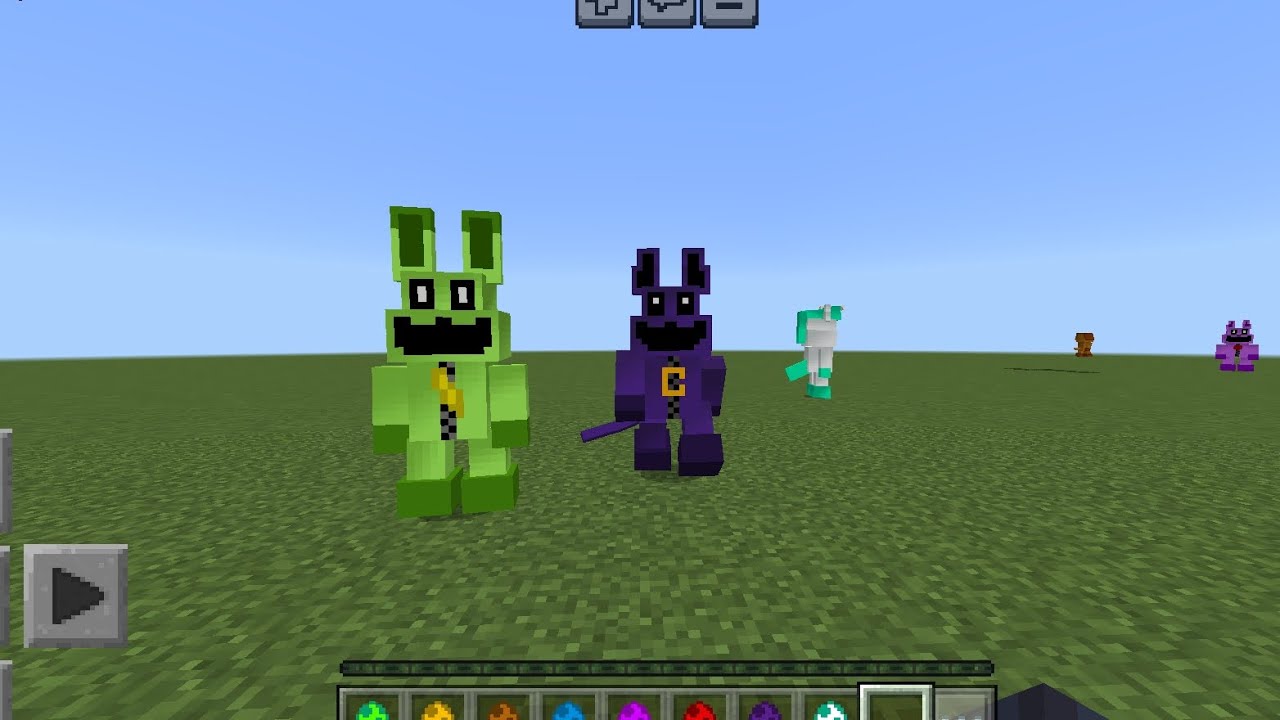 New Poppy Playtime Chapter 3 Smiling Critters MOD in Minecraft PE - YouTube