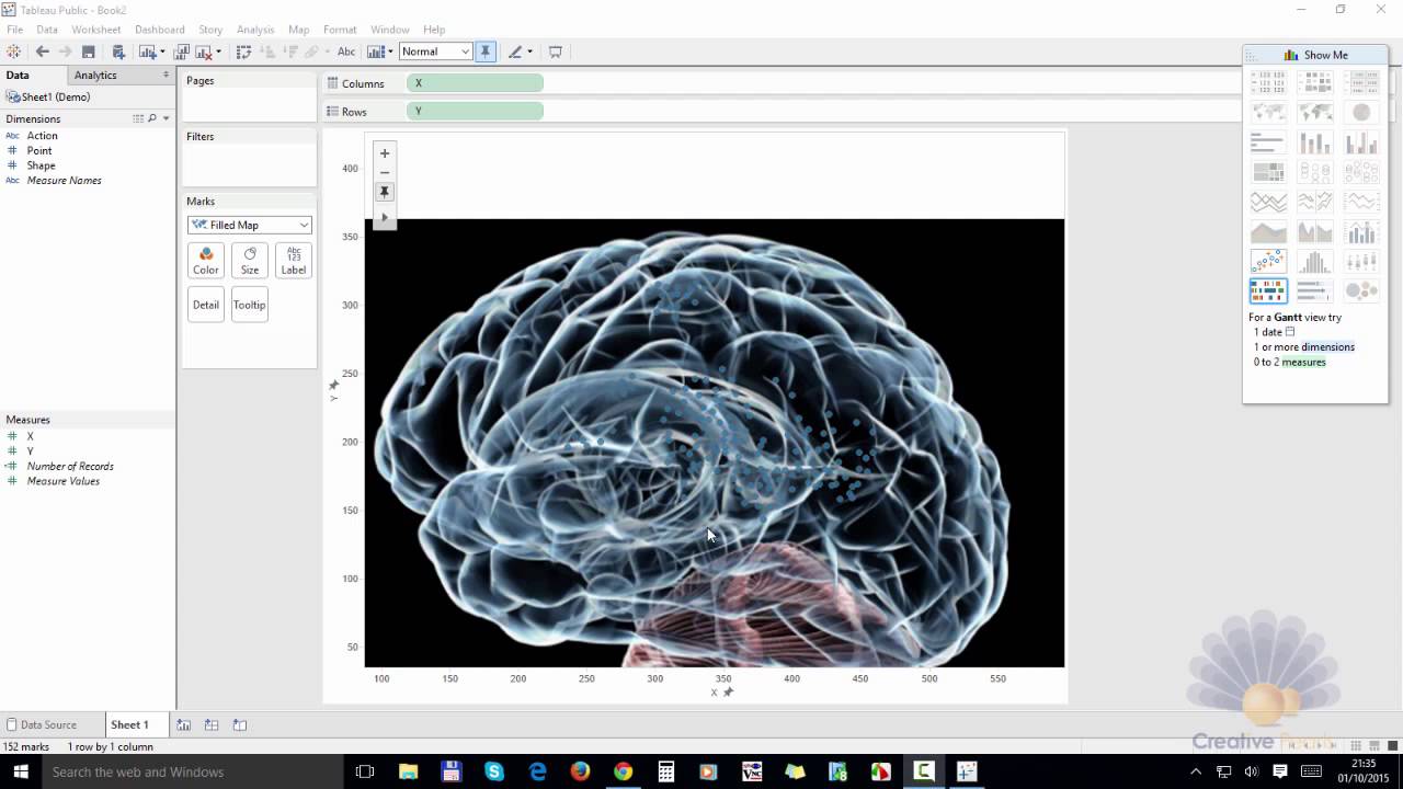 Brain Activities Demo Dashboard with Drawing Tool for Tableau 9 - YouTube