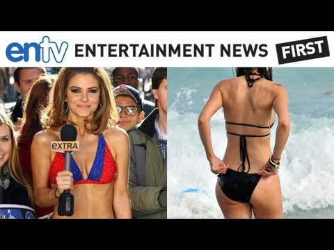 MARIA MENOUNOS: Strips To A String Bikini For Giants Super Bowl Win: ENTV