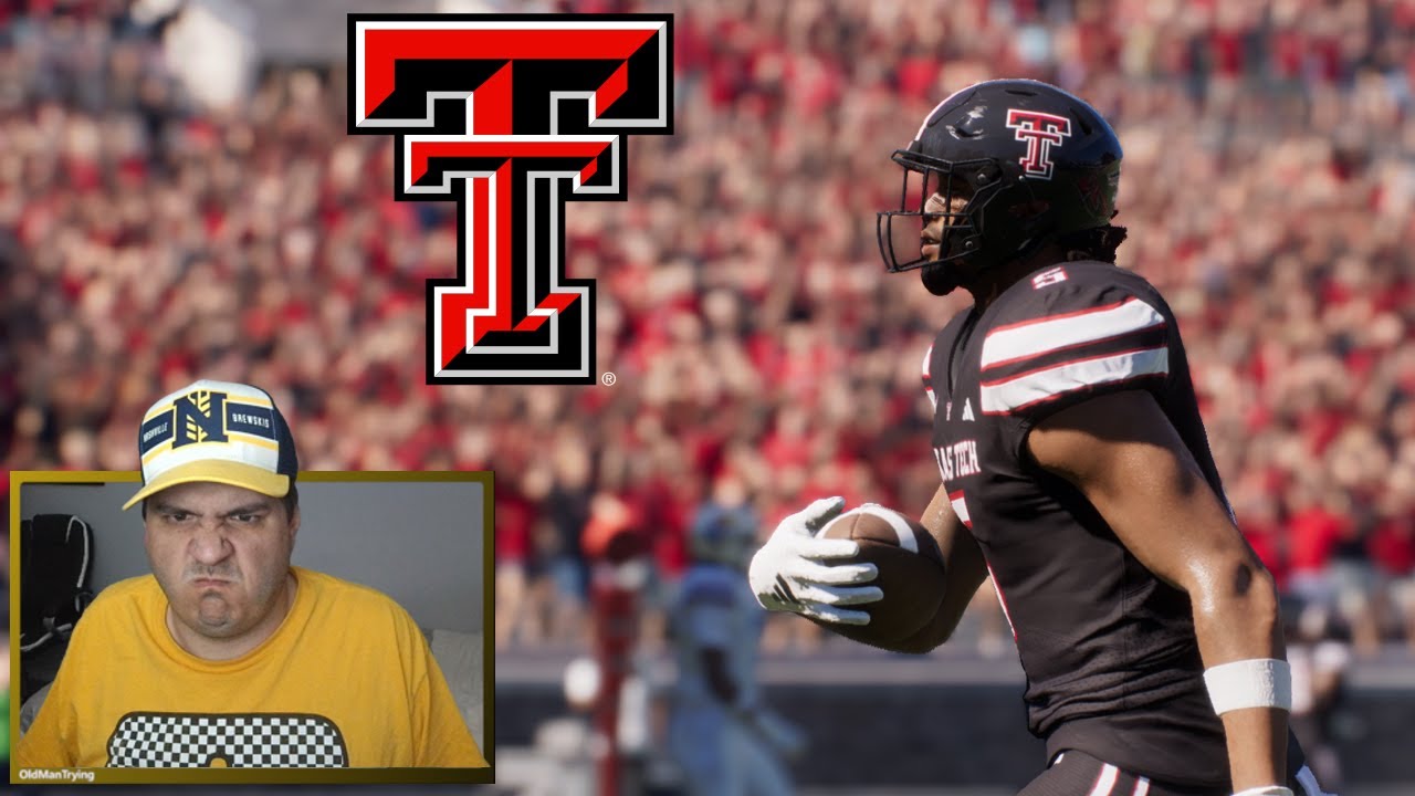 The Texas Tech Running Back Bullies Kansas! College Football 25 Campus ...