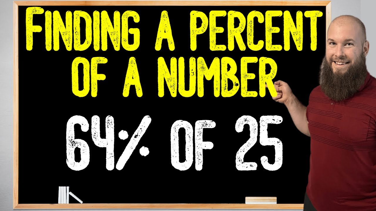 Finding A Percent Of A Number Using Fractions - YouTube