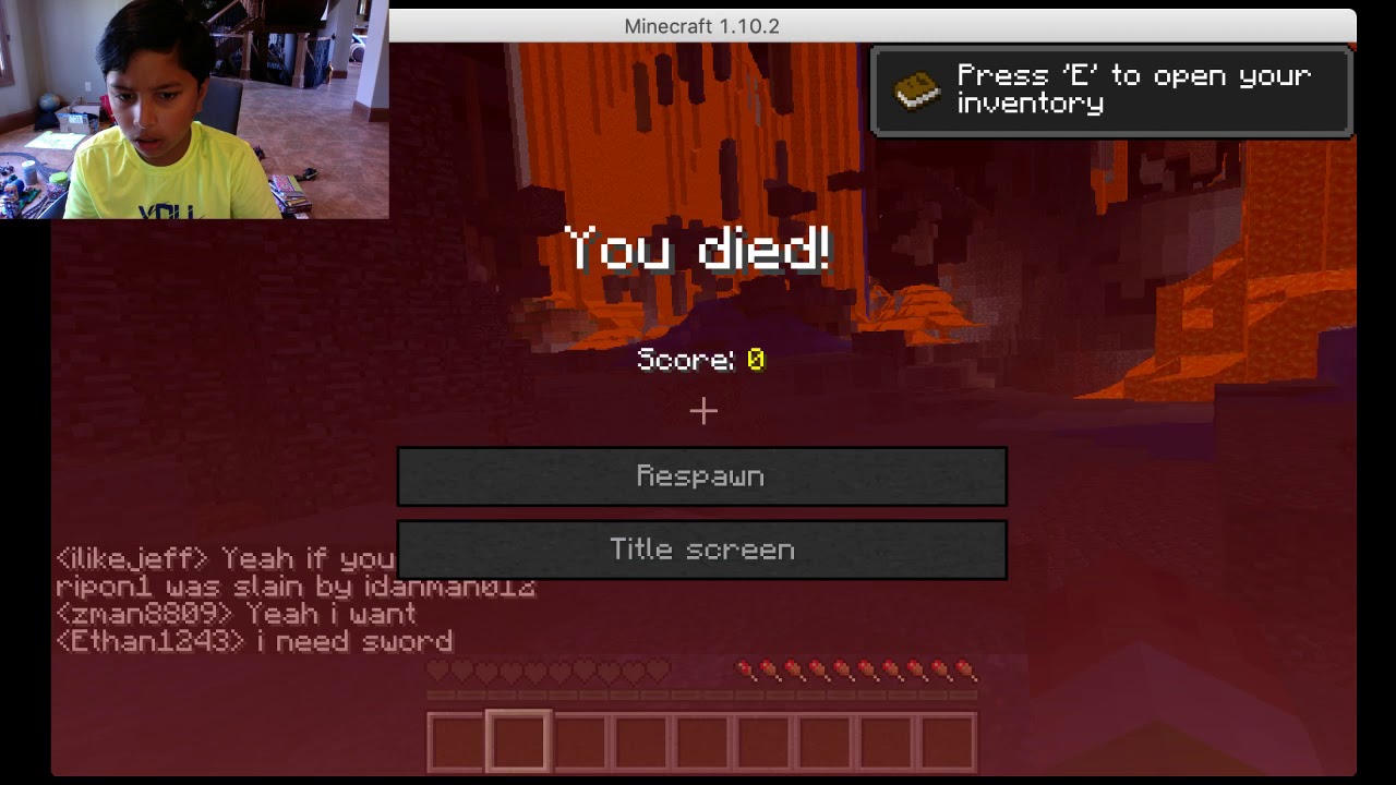 Playing on 09sharkboy's Minecraft server - YouTube