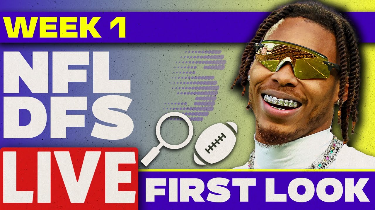 NFL DFS First Look Week 1 Picks | NFL DFS Strategy - YouTube