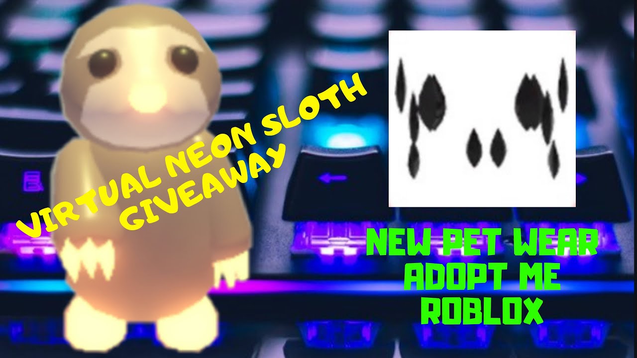 Adopt Me Hat Shop Update New Item Plus Neon Sloth Giveaway - YouTube