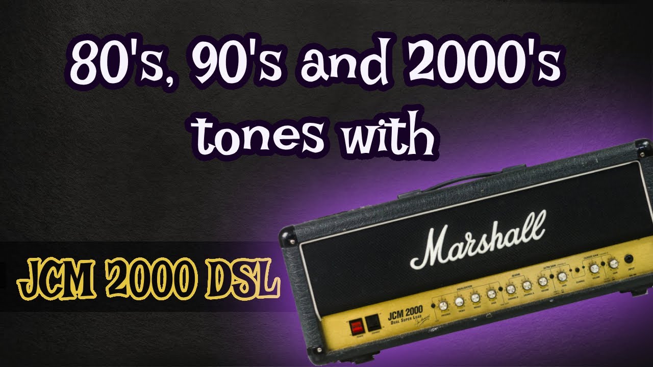 Marshall JCM 2000 - YouTube