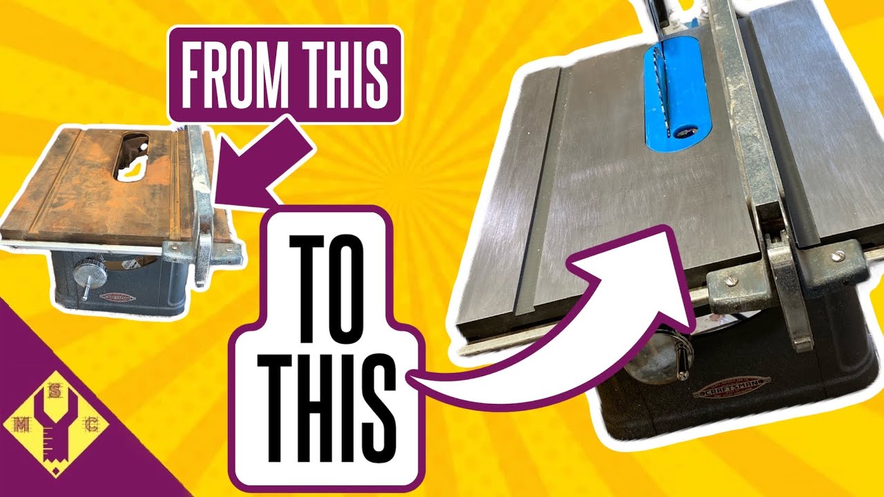 Vintage Table Saw Restoration - YouTube