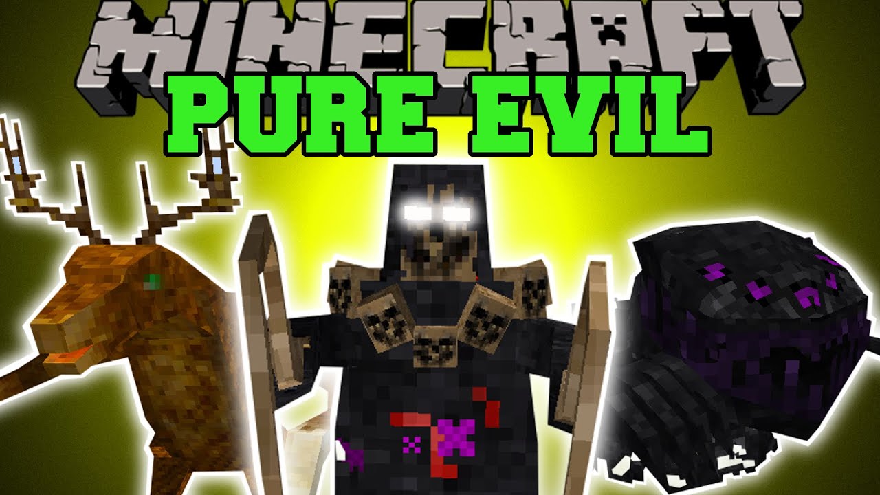 Minecraft: PURE EVIL (STAY AWAY FROM THE DARK!) Mod Showcase - YouTube