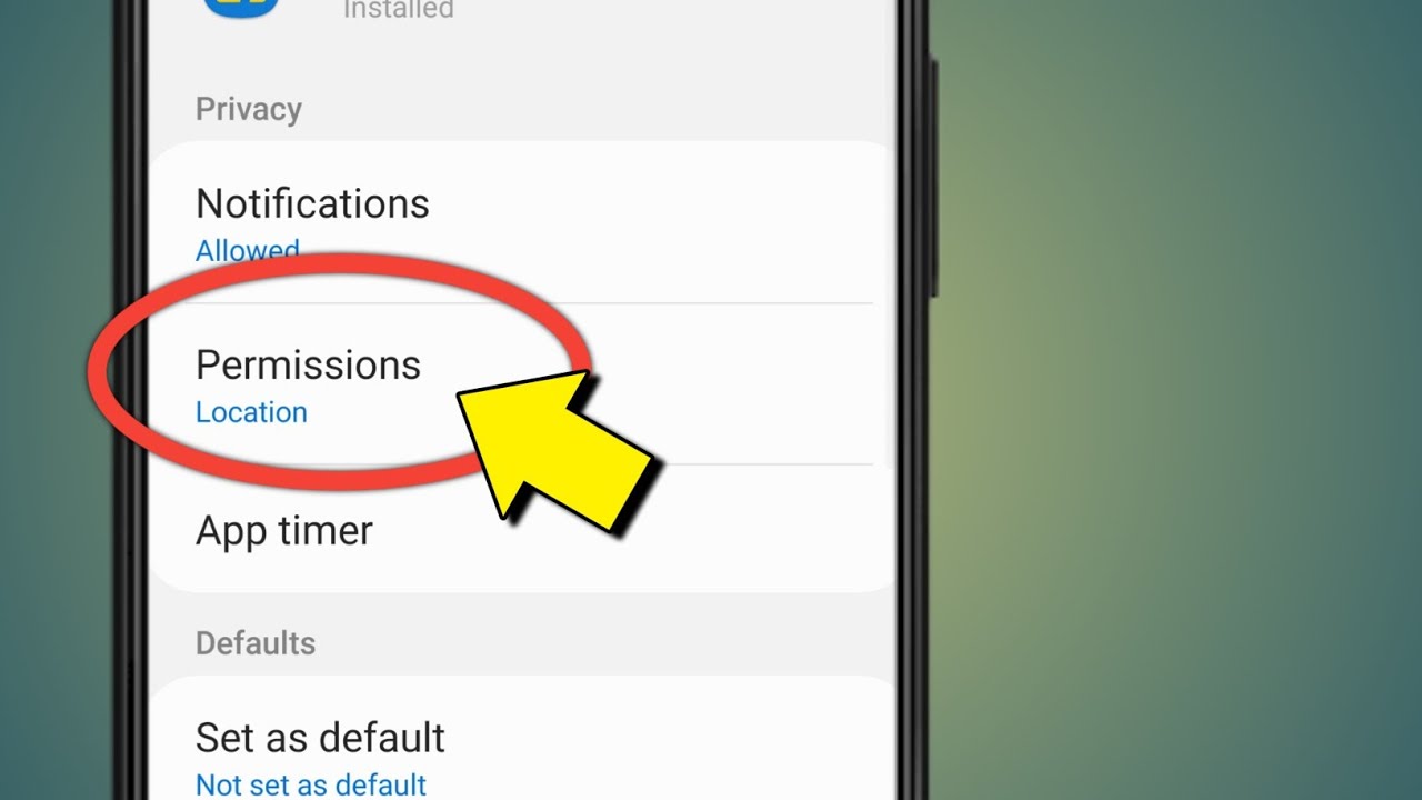Samsung App Permission Setting | Samsung J7 Me App Permission Kaise ...