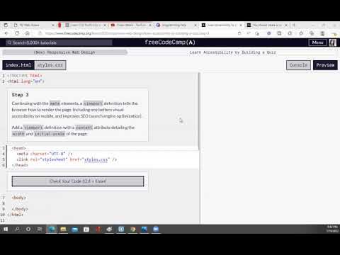Learn Accessibility by Building a Quiz (Part 1) - YouTube