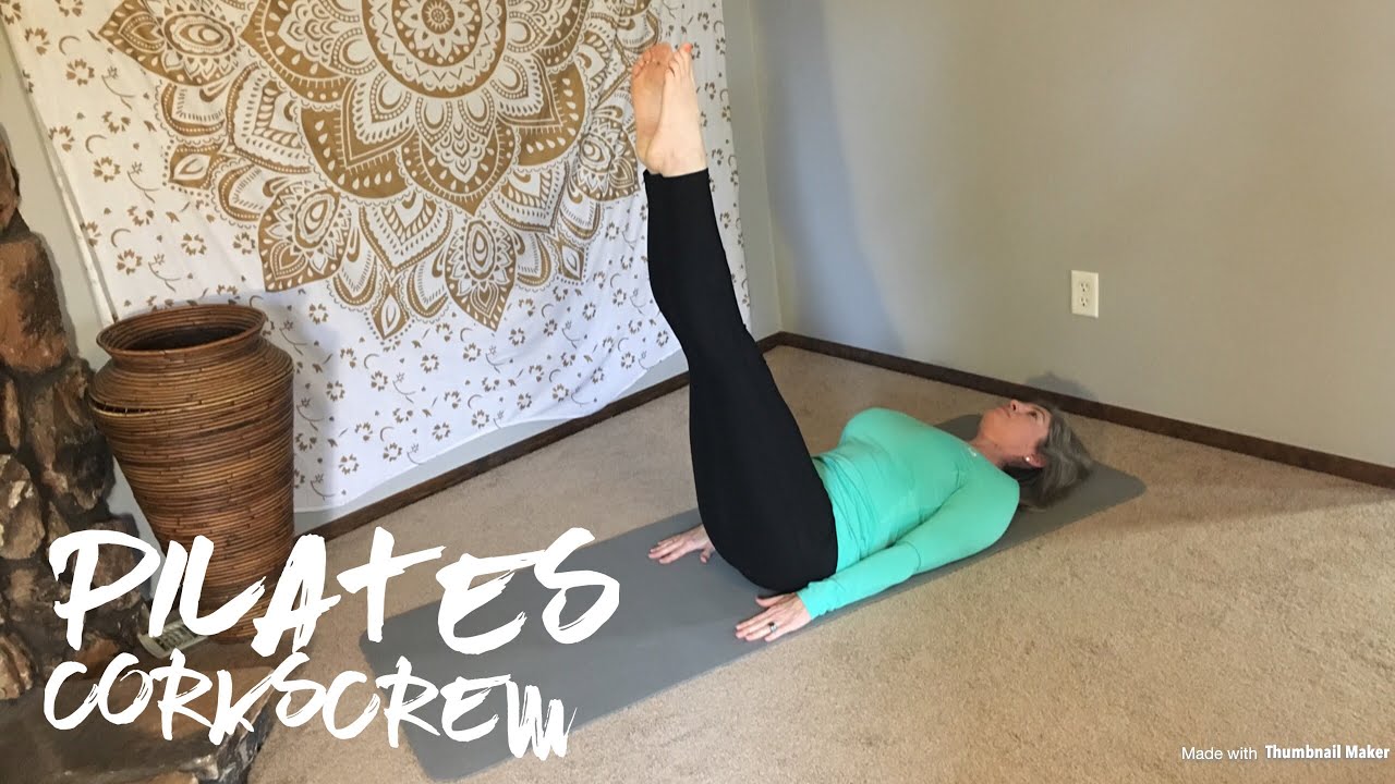 PILATES CORKSCREW - YouTube