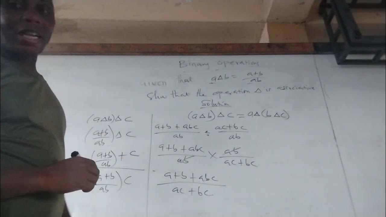 Binary operations - YouTube